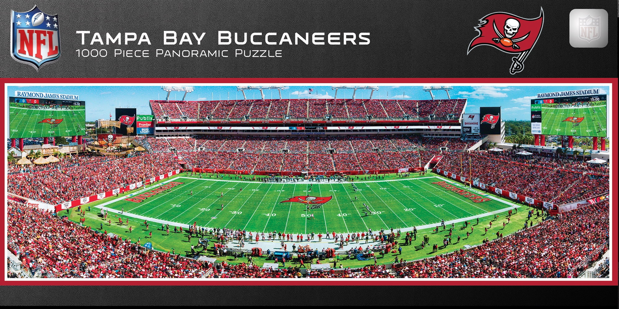 MasterPieces 1000 Piece Sports Panoramic Jigsaw Puzzle - NFL Tampa Bay ...