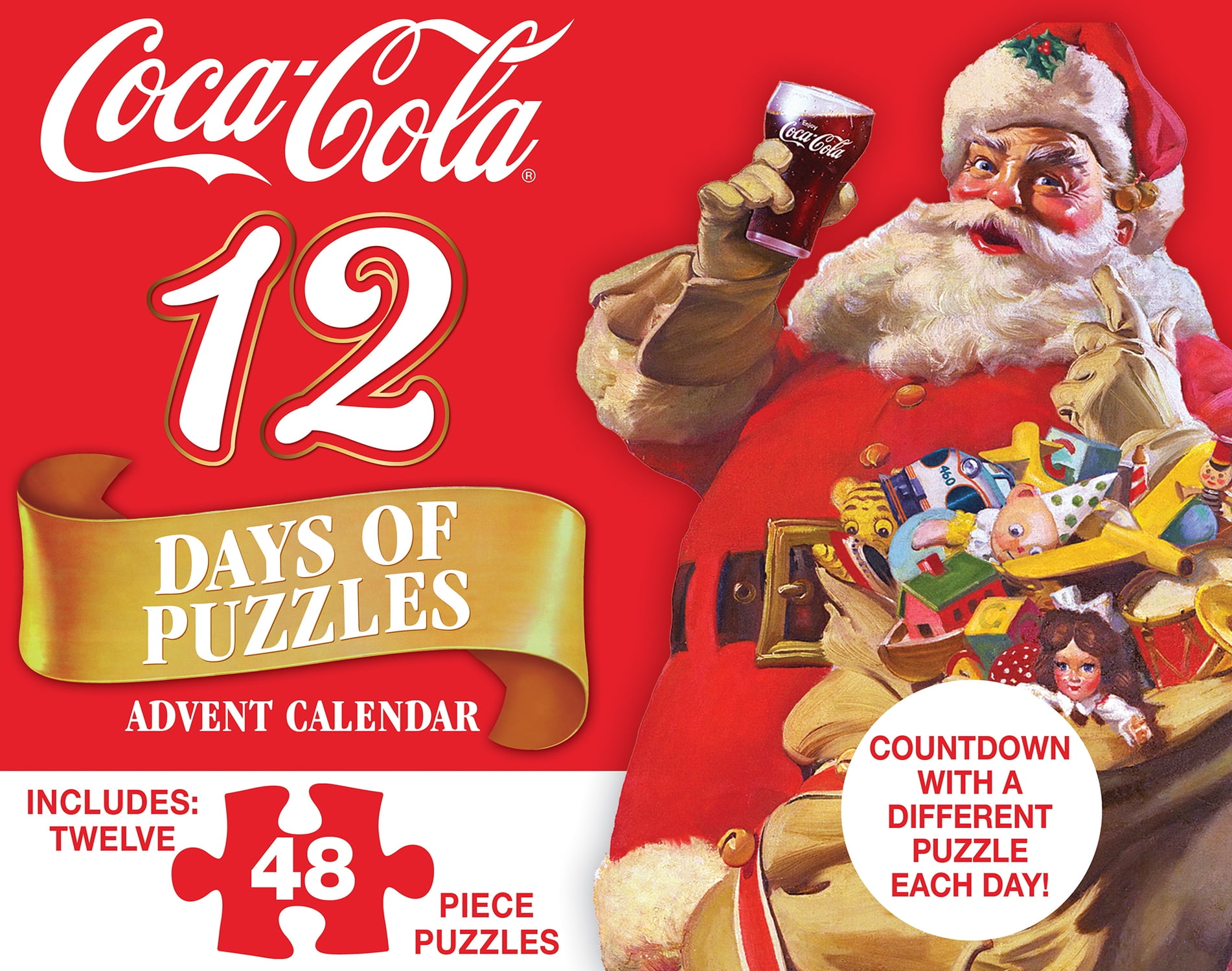 MasterPieces 12 Pack Jigsaw Puzzle - Coca-Cola 12 Days of Puzzles ...
