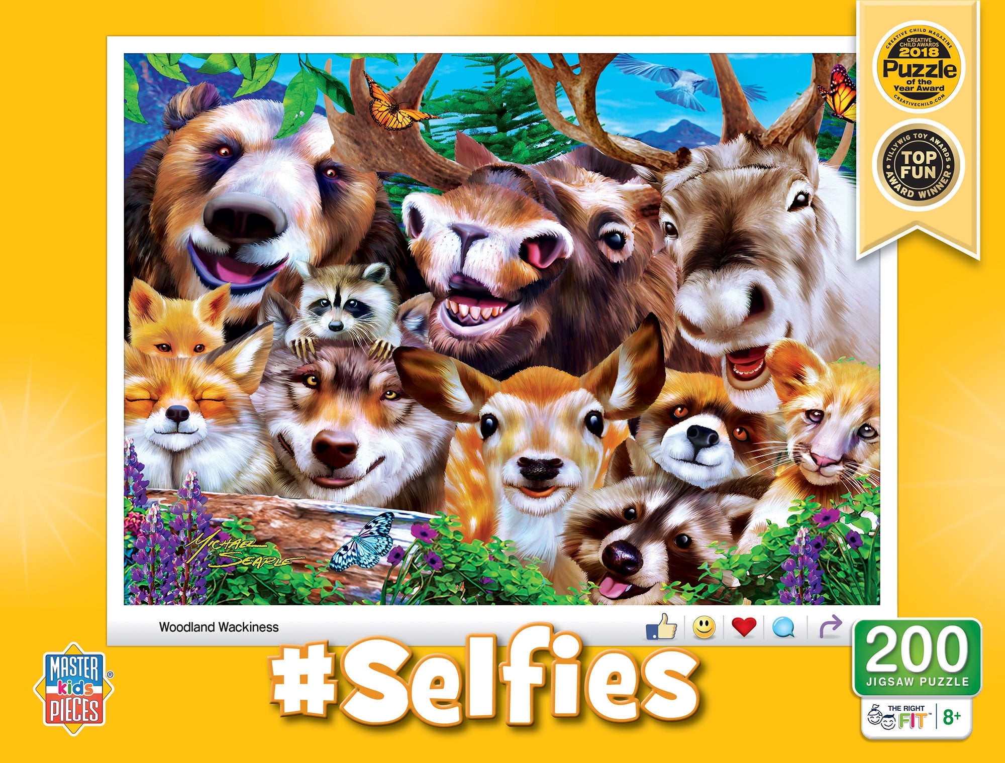 MasterPieces – 200 Piece Jigsaw Puzzle for Kids 8+ Years, #Selfies ...