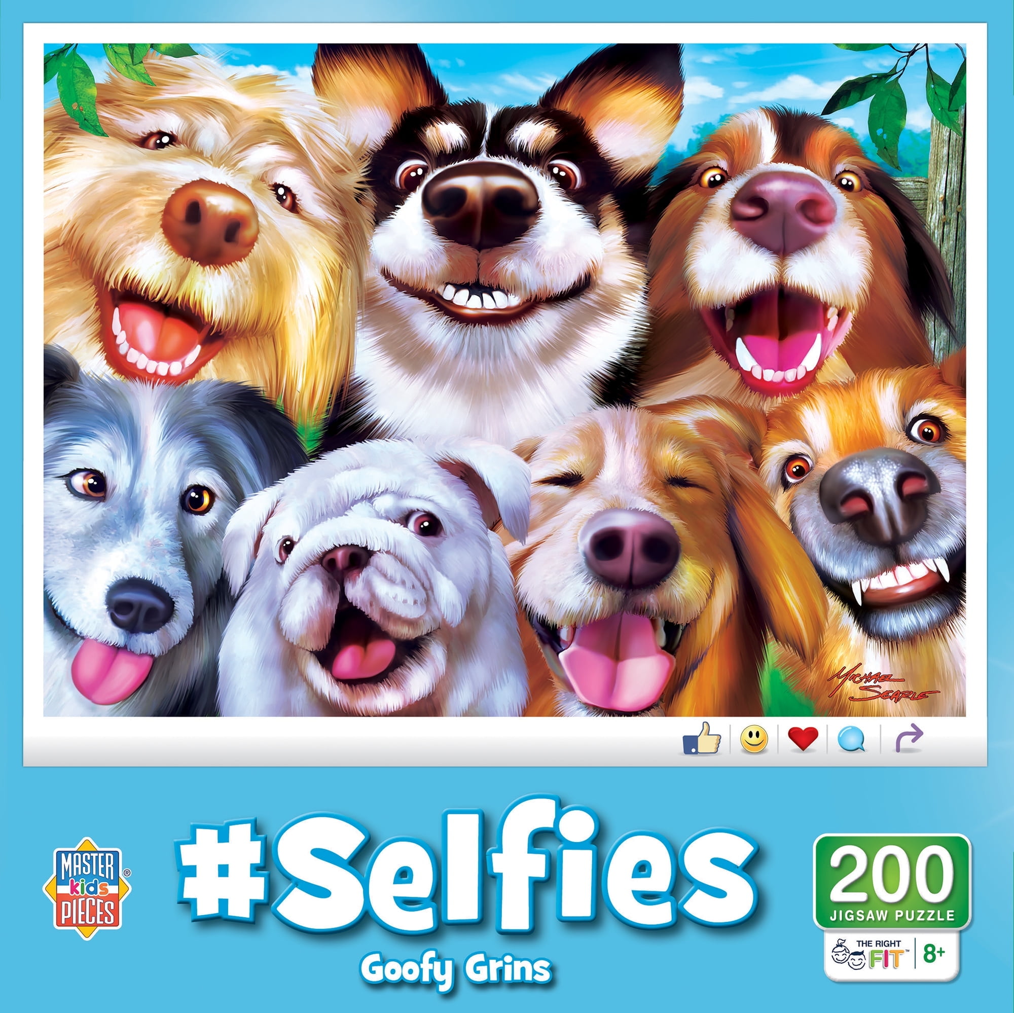 "MasterPieces Selfies Goofy Grins 200 Piece Jigsaw Puzzle for Kids ...