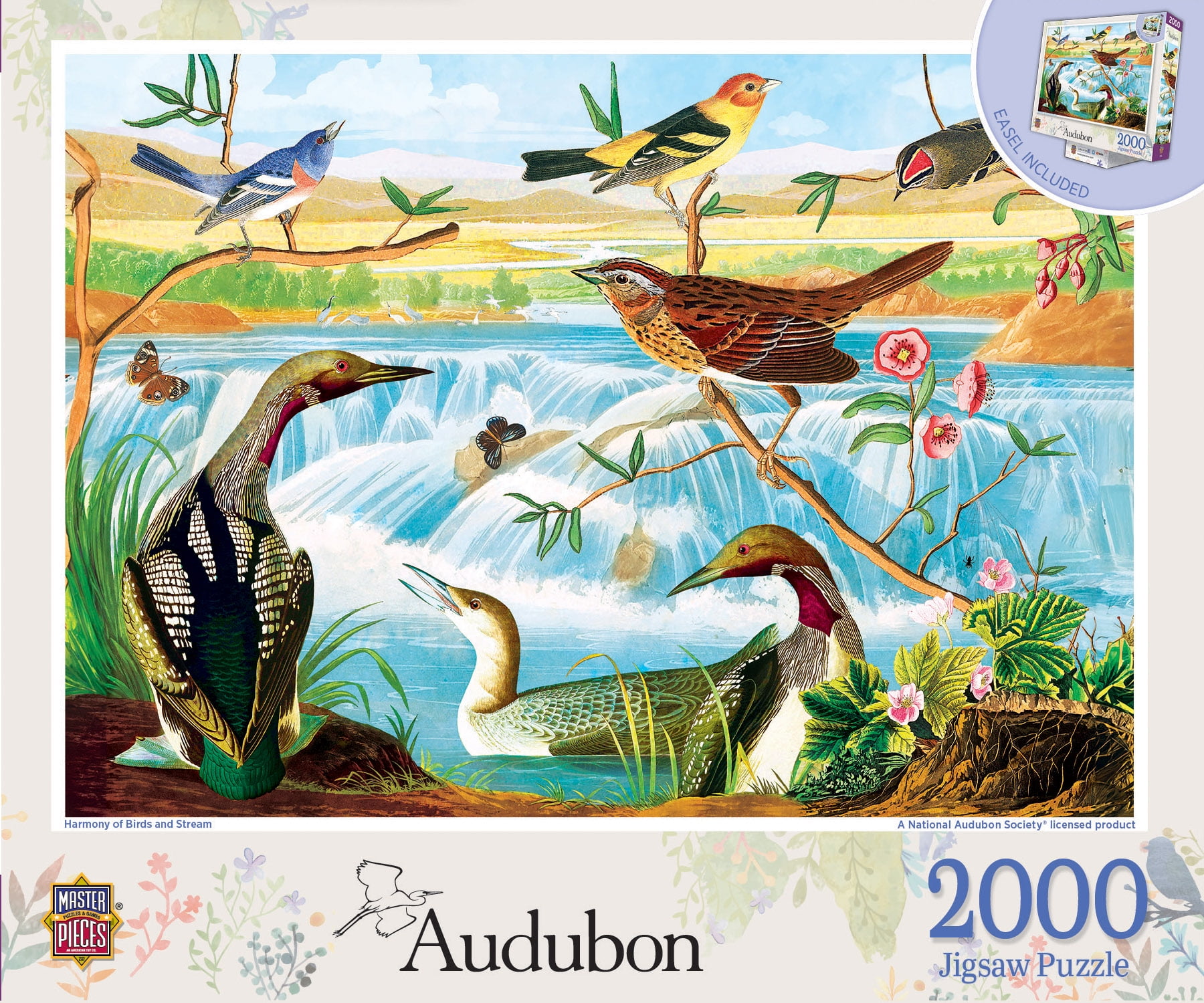 MasterPieces 2000 Piece Jigsaw Puzzle - Audubon - 39"x27" - Walmart.com