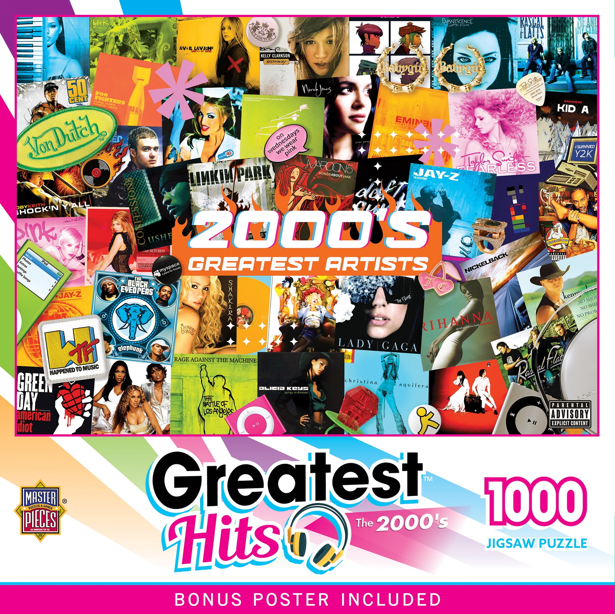 MasterPieces 2000s Greatest Hits 1000 Piece Puzzle - Vintage Music ...