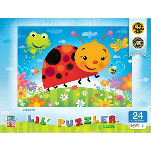 MasterPieces 24 Piece Jigsaw Puzzle for Kids - Bug Buddies - 19"x14 ...