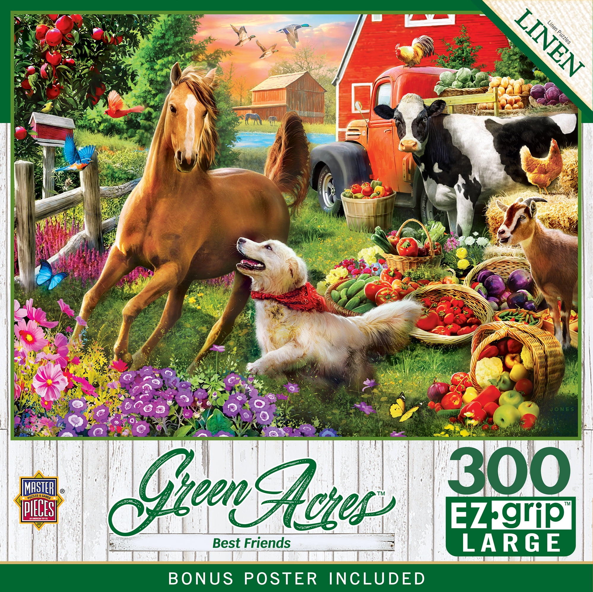MasterPieces 300 Piece EZ Grip Jigsaw Puzzle - Best Friends - 18"x24 ...