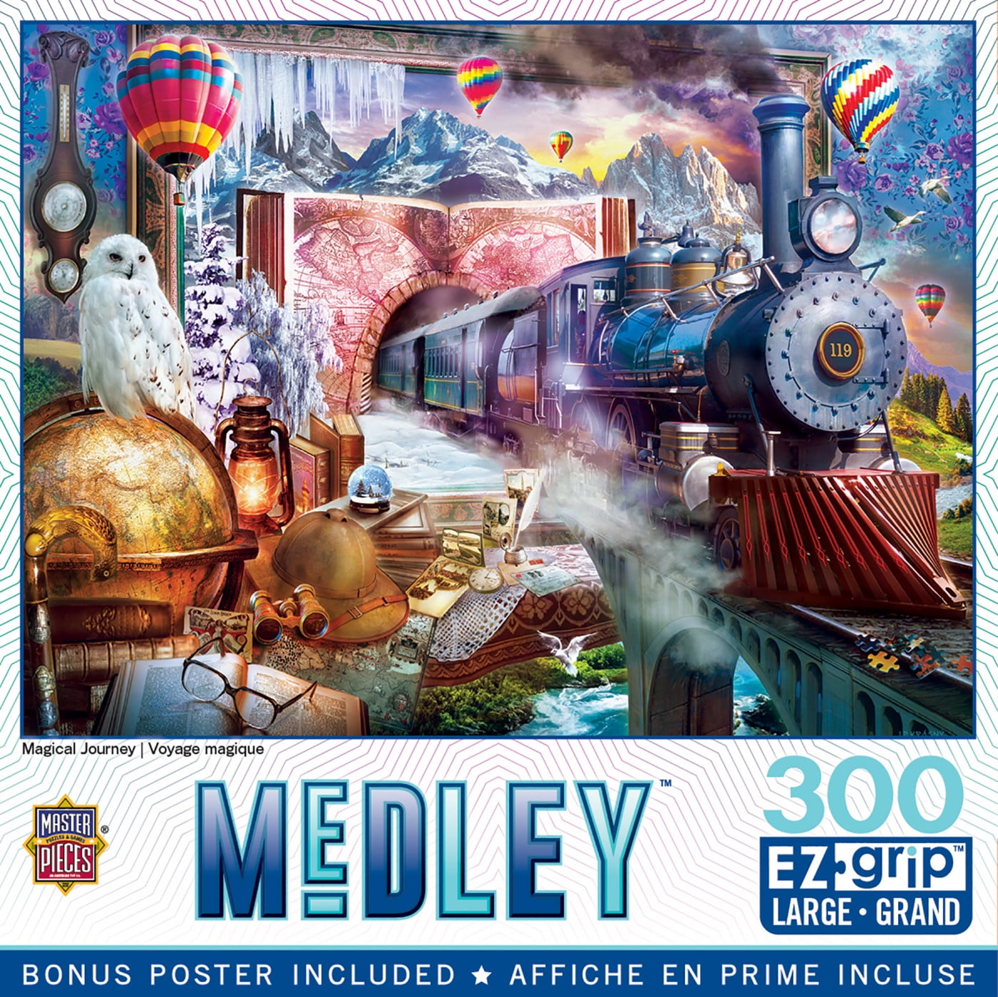 MasterPieces 300 Piece EZ Grip Jigsaw Puzzle - Magical Journey - 18"x24 ...