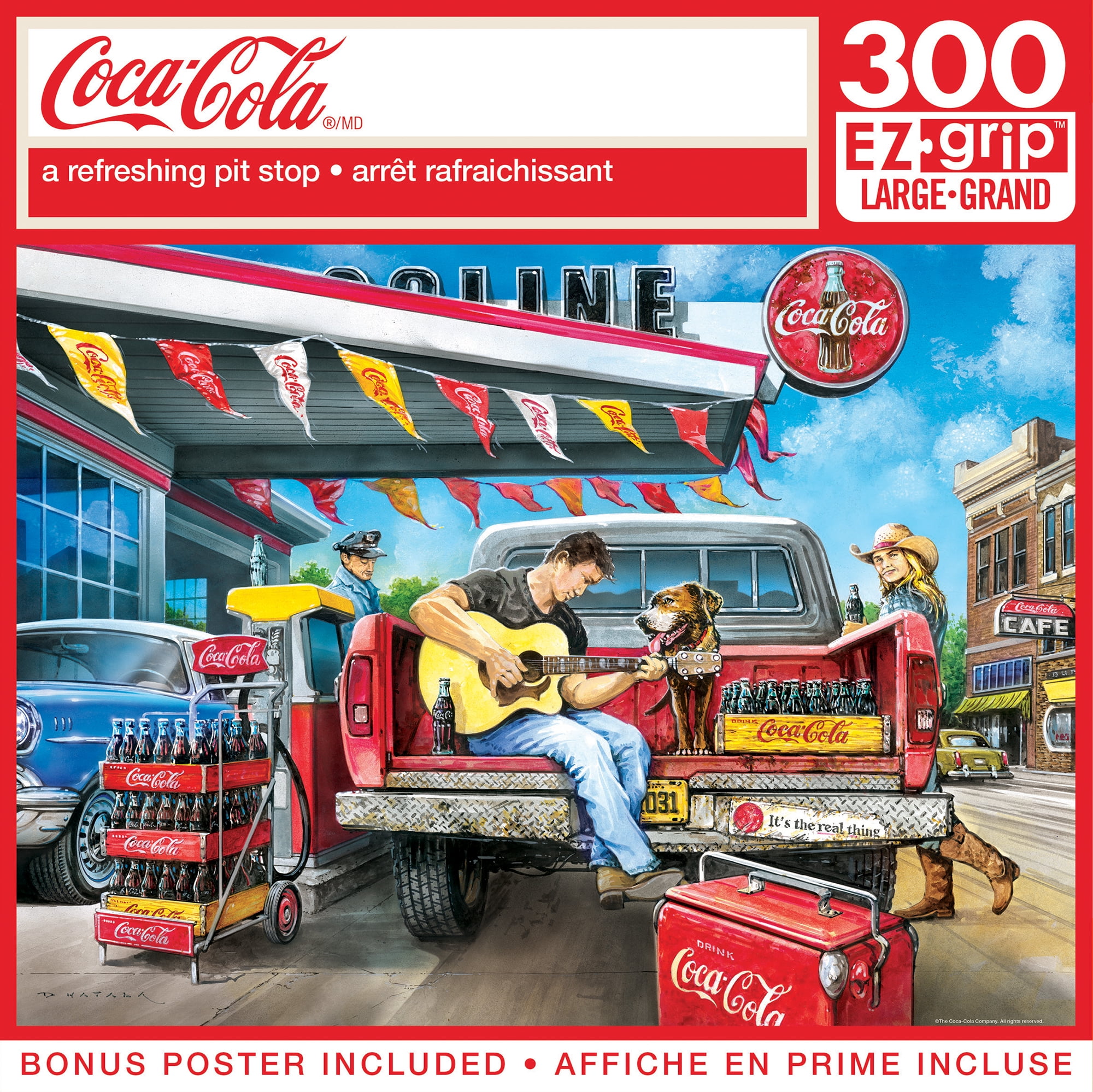 MasterPieces 300 Piece EZ Grip Jigsaw Puzzle - Refreshing Pit Stop - 18 ...