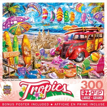 MasterPieces 300 Piece EZ Grip Jigsaw Puzzle - A Lazy Afternoon - 18 ...