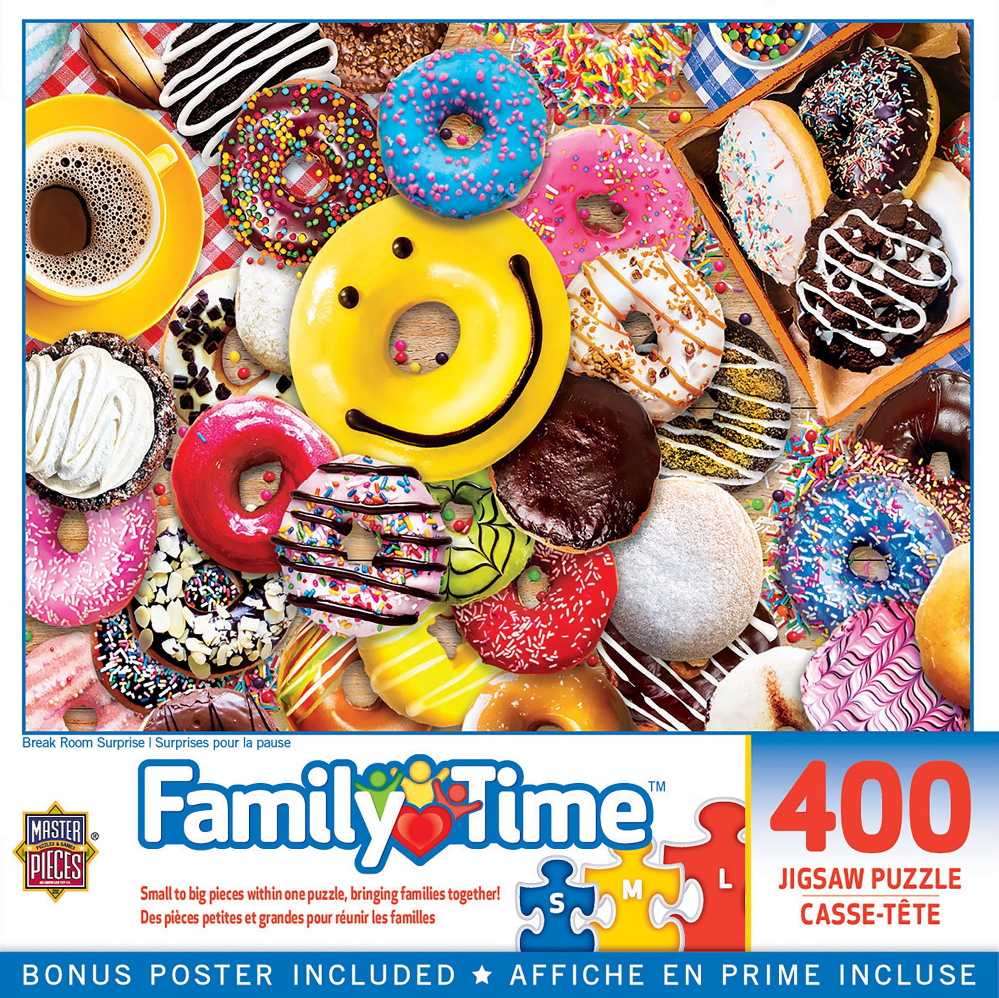 MasterPieces BIG ADULTS LARGE 400 Piece Jigsaw Puzzle - Break Room ...
