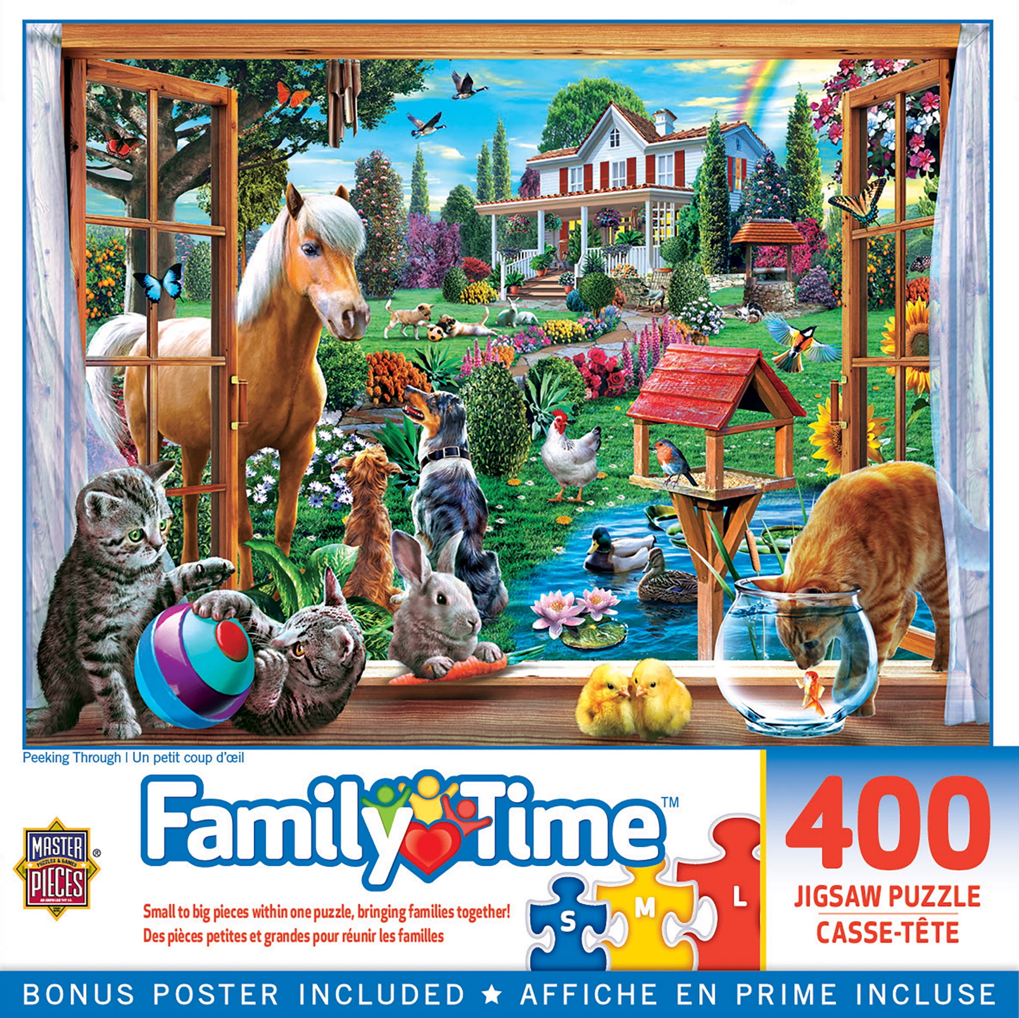 MasterPieces, Jigsaw Puzzle, 18"x24", 400 Piece Large Pieces - Walmart.com