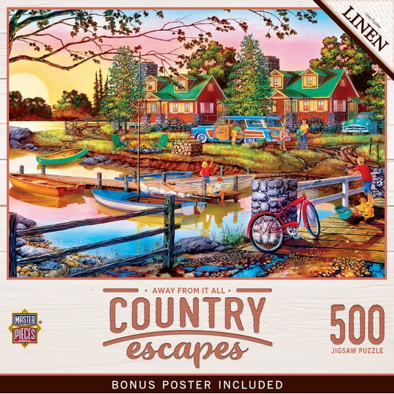 MasterPieces 550 Piece Jigsaw Puzzle - Away from It All - 18"x24 ...