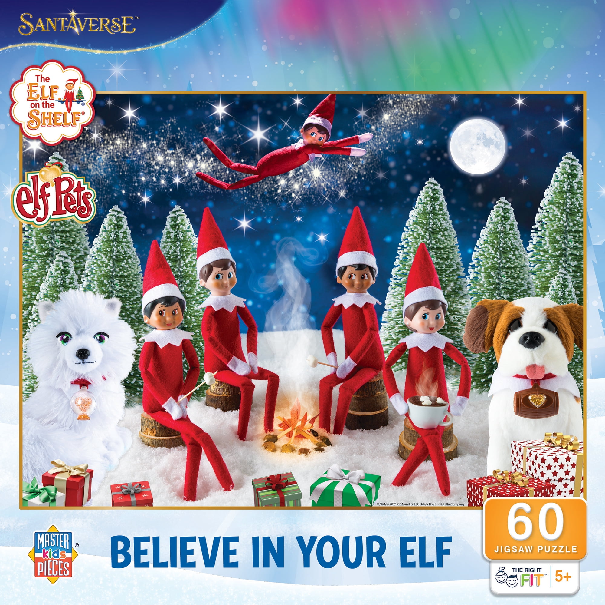 MasterPieces 60 Piece Christmas Jigsaw Puzzle - Believe in Your Elf ...