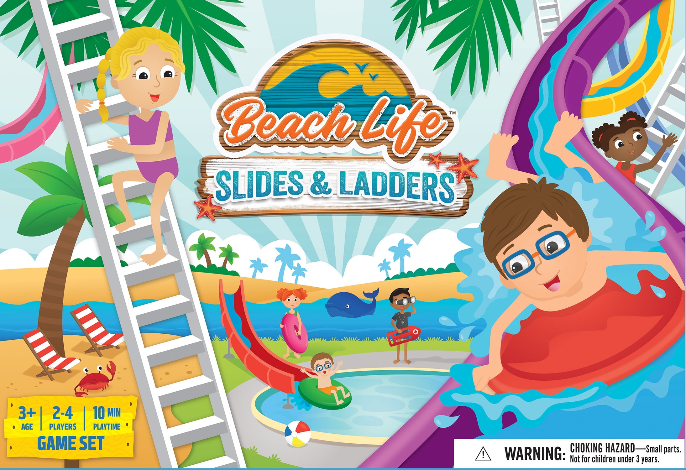 MasterPieces Beach Board Game for Indoor Playground Fun - Walmart ...