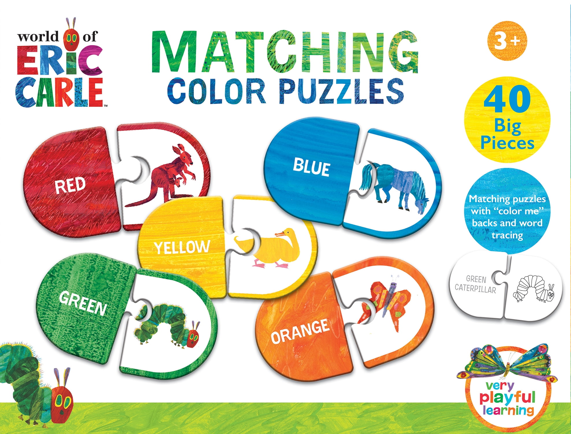 MasterPieces Eric Carle - Matching Color Puzzles - Walmart.com