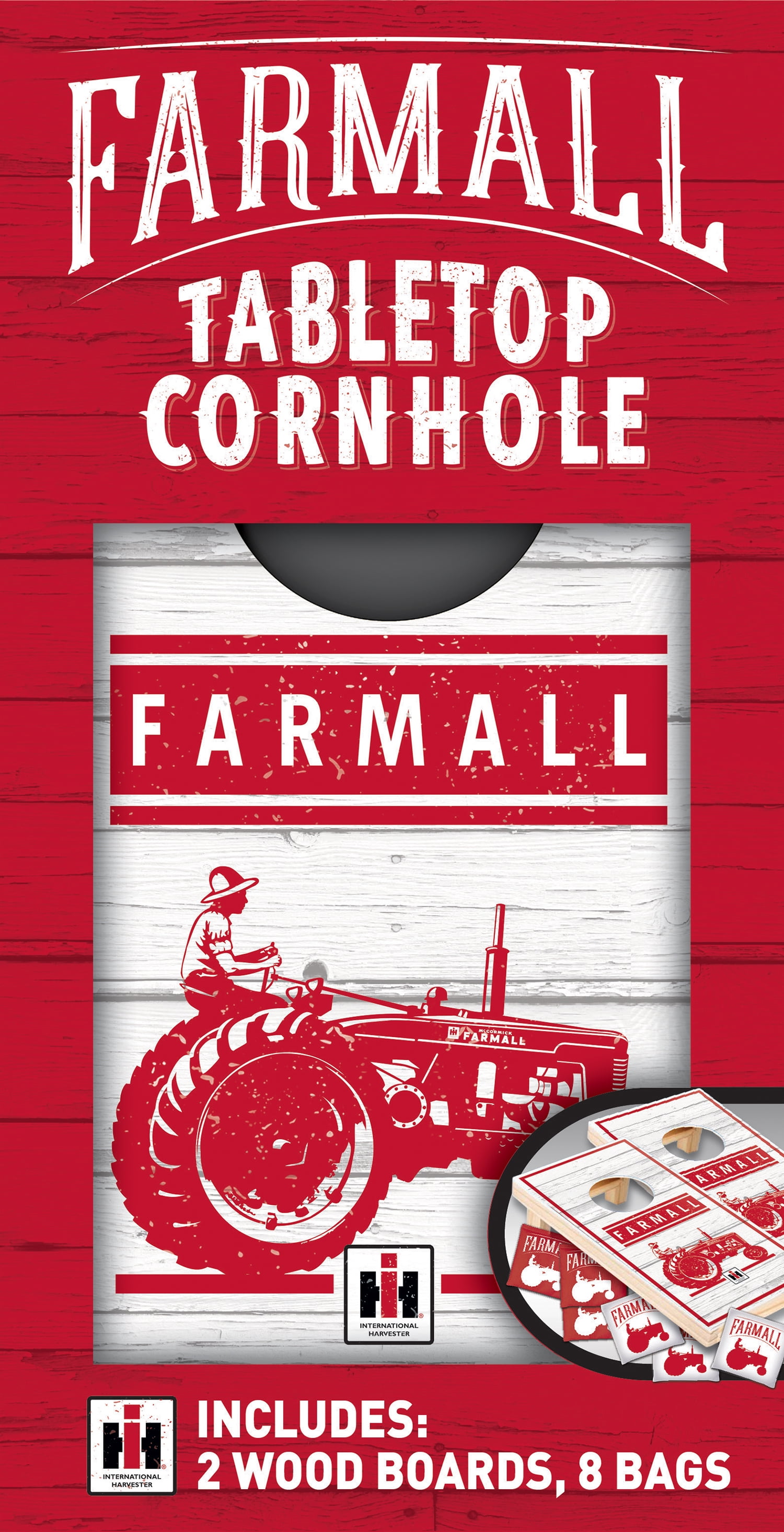 MasterPieces Farmall Tabletop Cornhole Game for Families - Officially ...