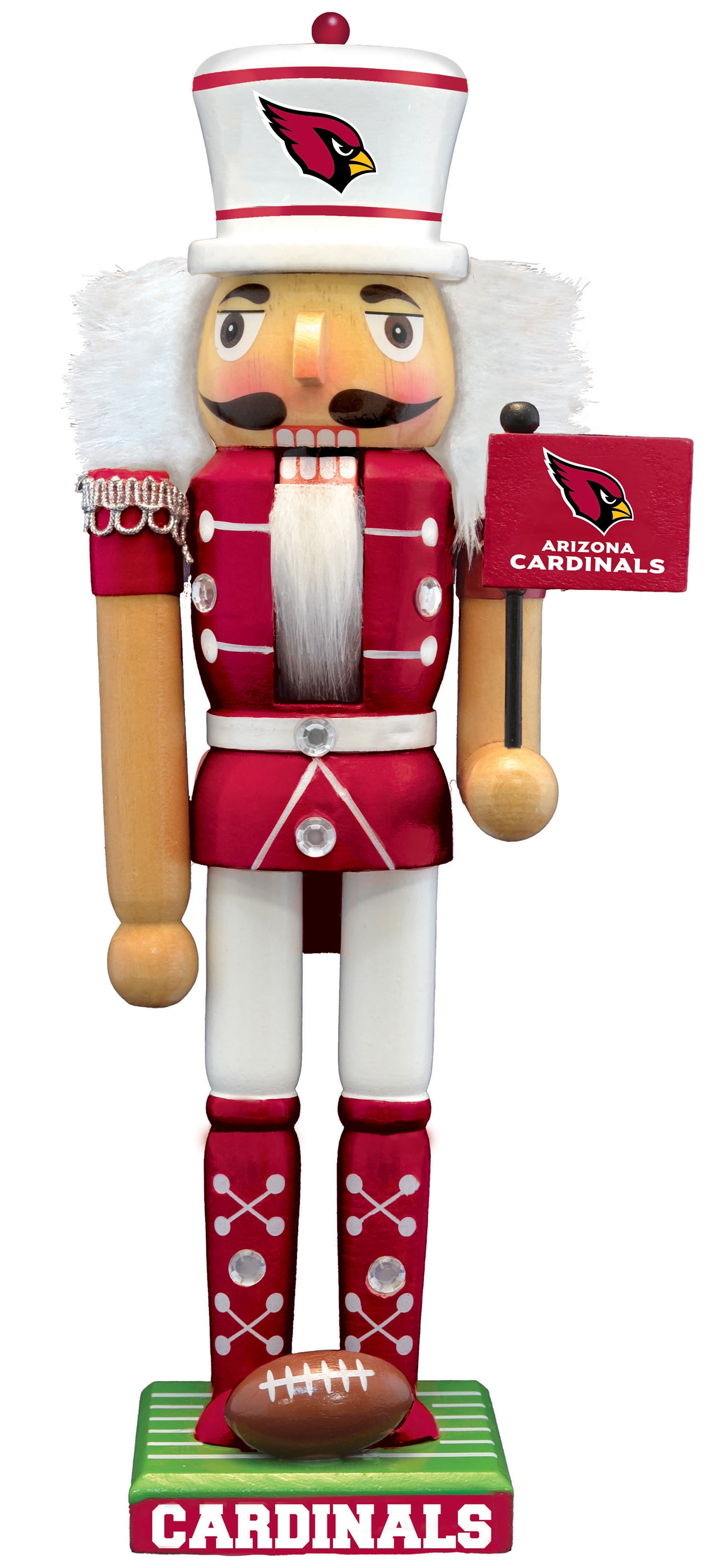 MasterPieces Game Day NFL Arizona Cardinals Nutcracker - Holiday Team ...