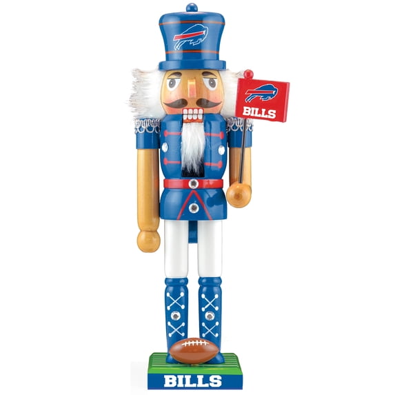 "MasterPieces NFL Buffalo Bills Game Day Nutcracker - Hand-Crafted ...