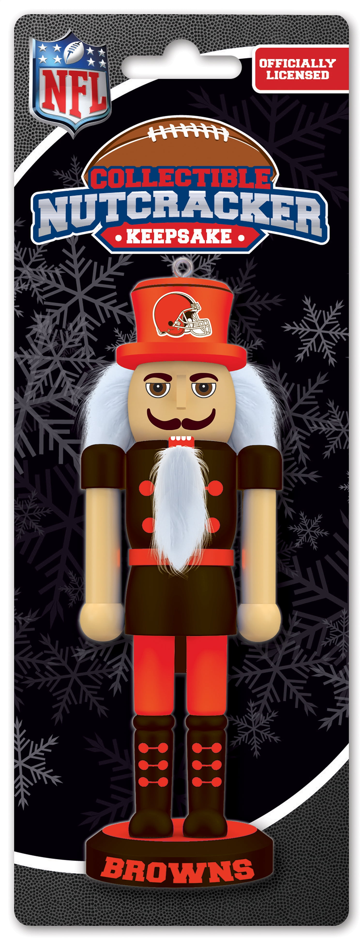 MasterPieces Game Day - NFL Cleveland Browns - Team Keepsake Nutcracker ...
