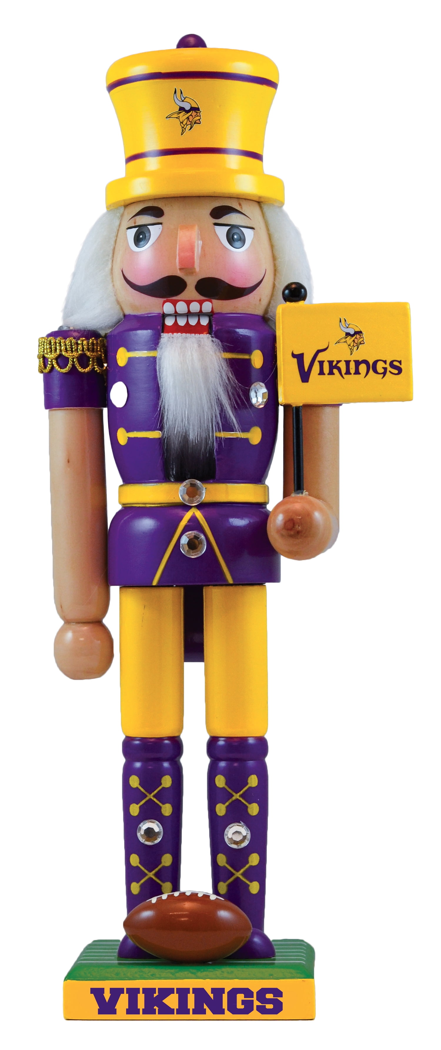 MasterPieces Game Day - NFL Minnesota Vikings - Team Nutcracker - Walmart.com