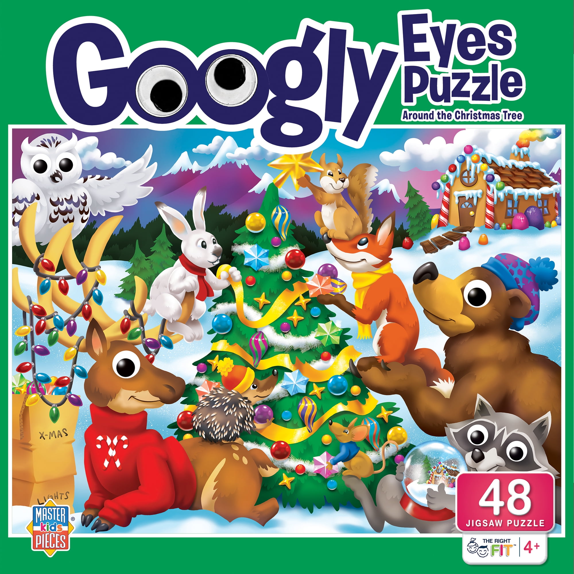 MasterPieces Googly Eyes Children's 48 Piece Puzzle - Around the ...