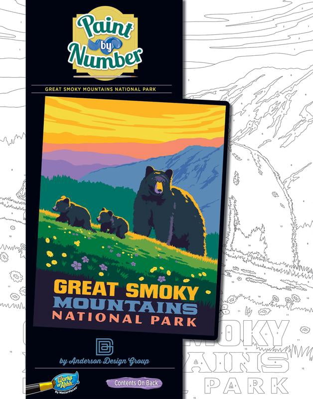 MasterPieces Great Smoky Mountains National Park Paint By Number for ...