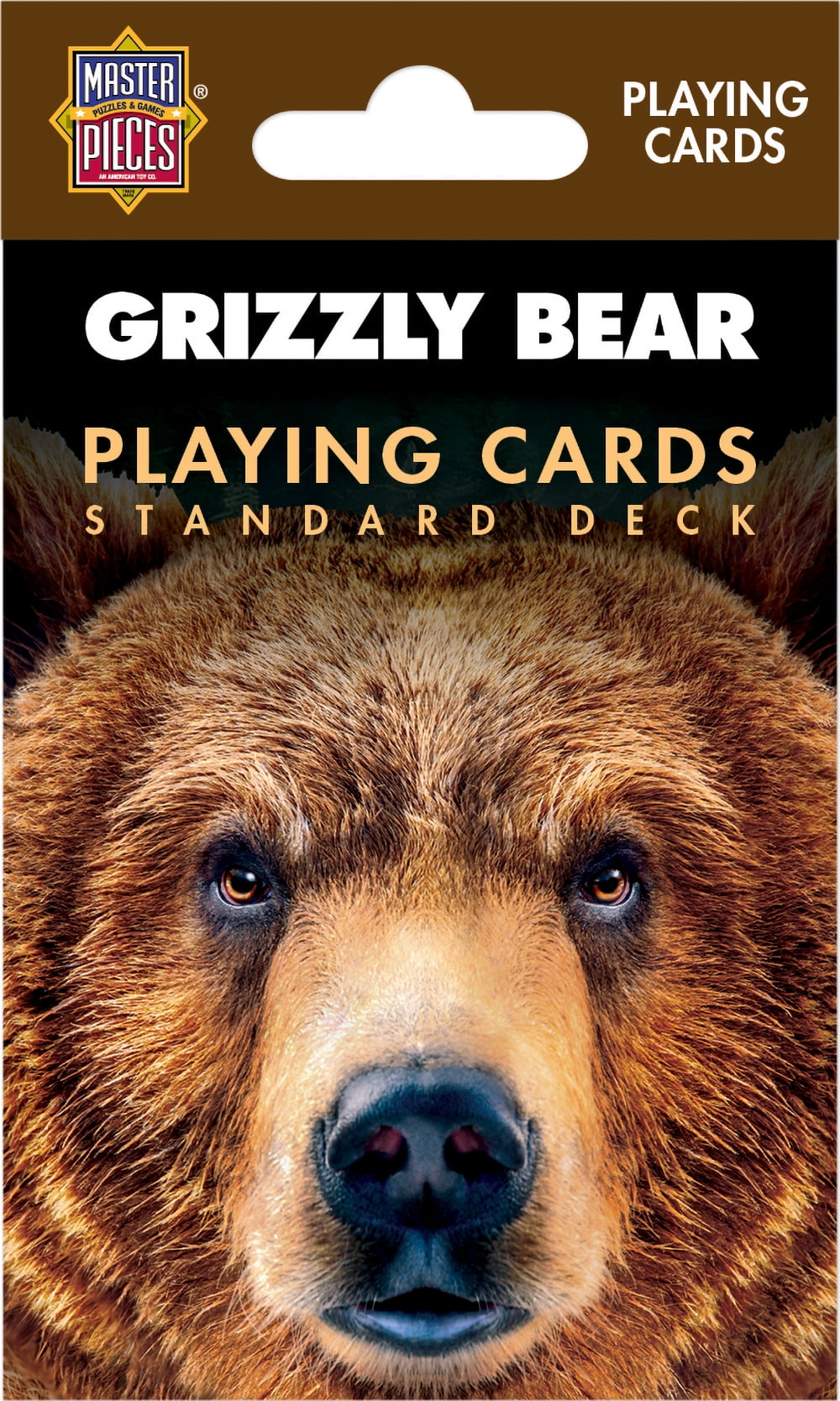 MasterPieces Grizzly Bear Playing Cards - 54 Card Deck for Adults with ...
