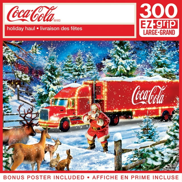 MasterPieces Happy Holidays - Coca-Cola Holiday Haul 300 Piece EZ Grip ... MasterPieces Happy Holidays - Coca-Cola Holiday Haul 300 Piece EZ Grip ...