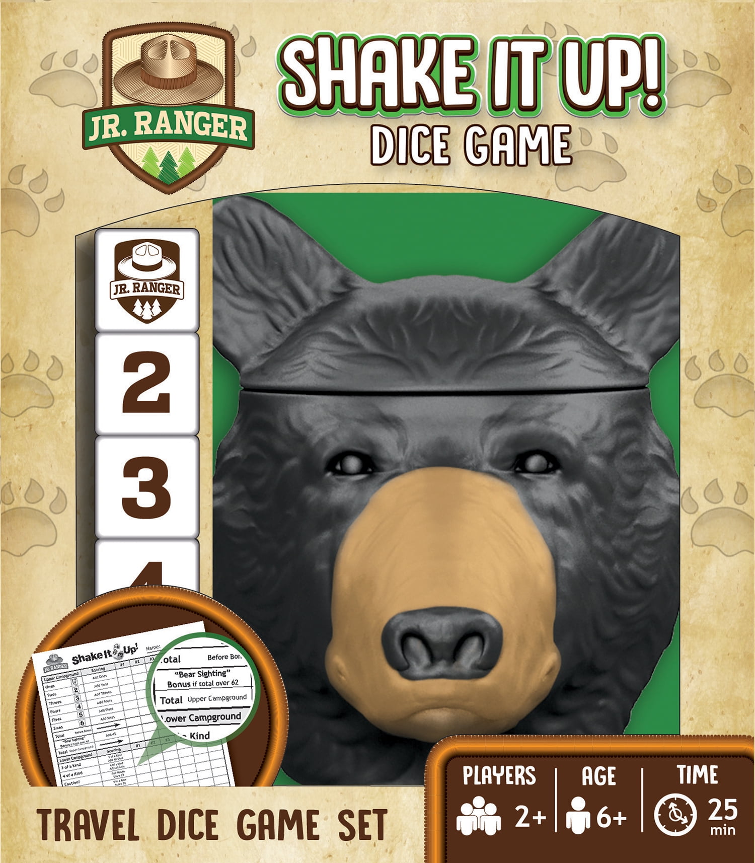 MasterPieces Jr. Ranger Shake It Up Dice Game for Families and Kids ...