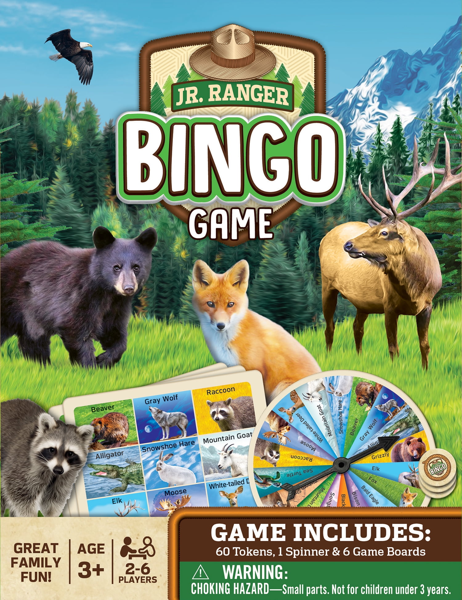 MasterPieces Kids Games - Jr Ranger Bingo Game - Walmart.com