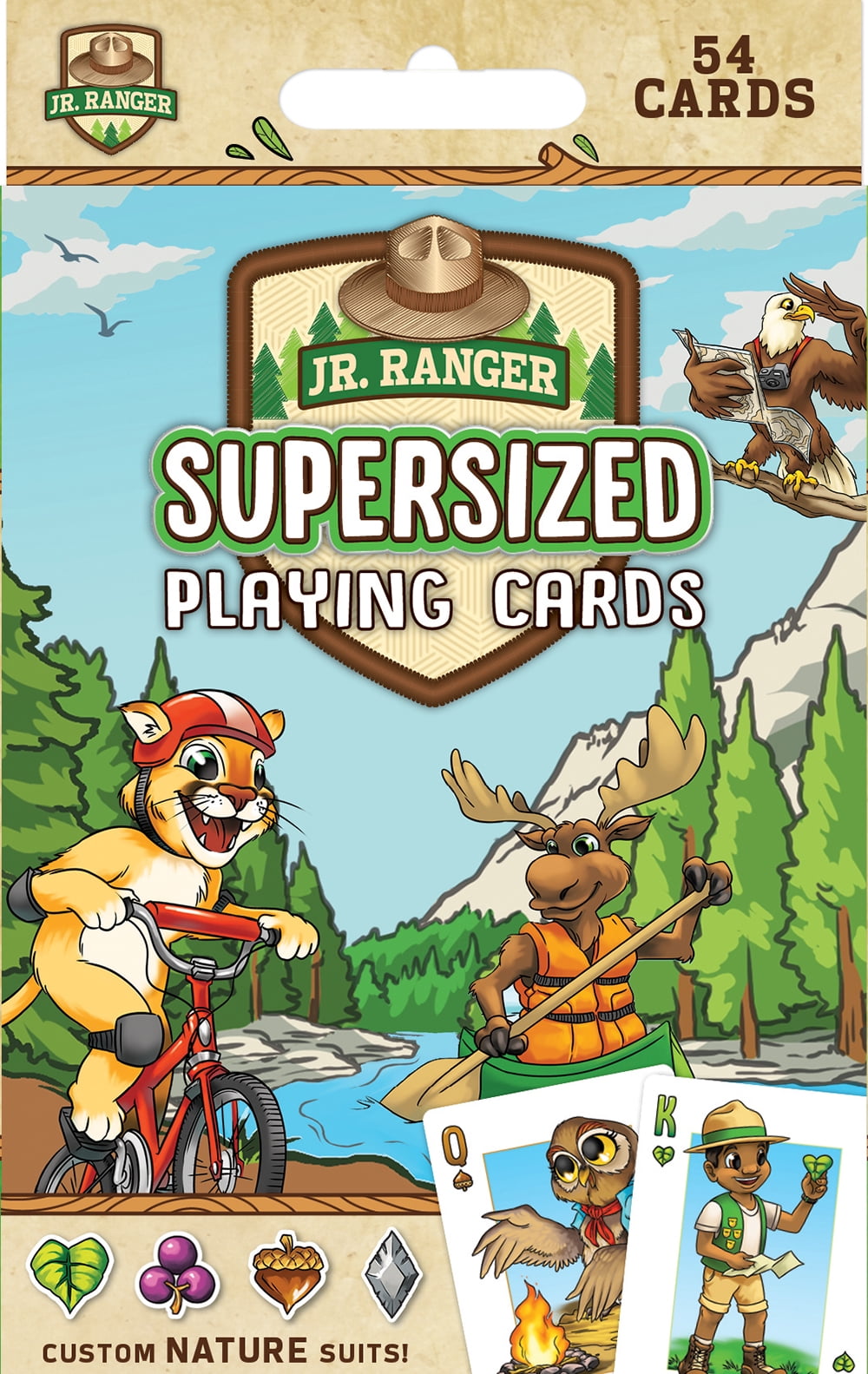 MasterPieces Kids Games - Jr Ranger - Supersized Travel Playing Cards ...
