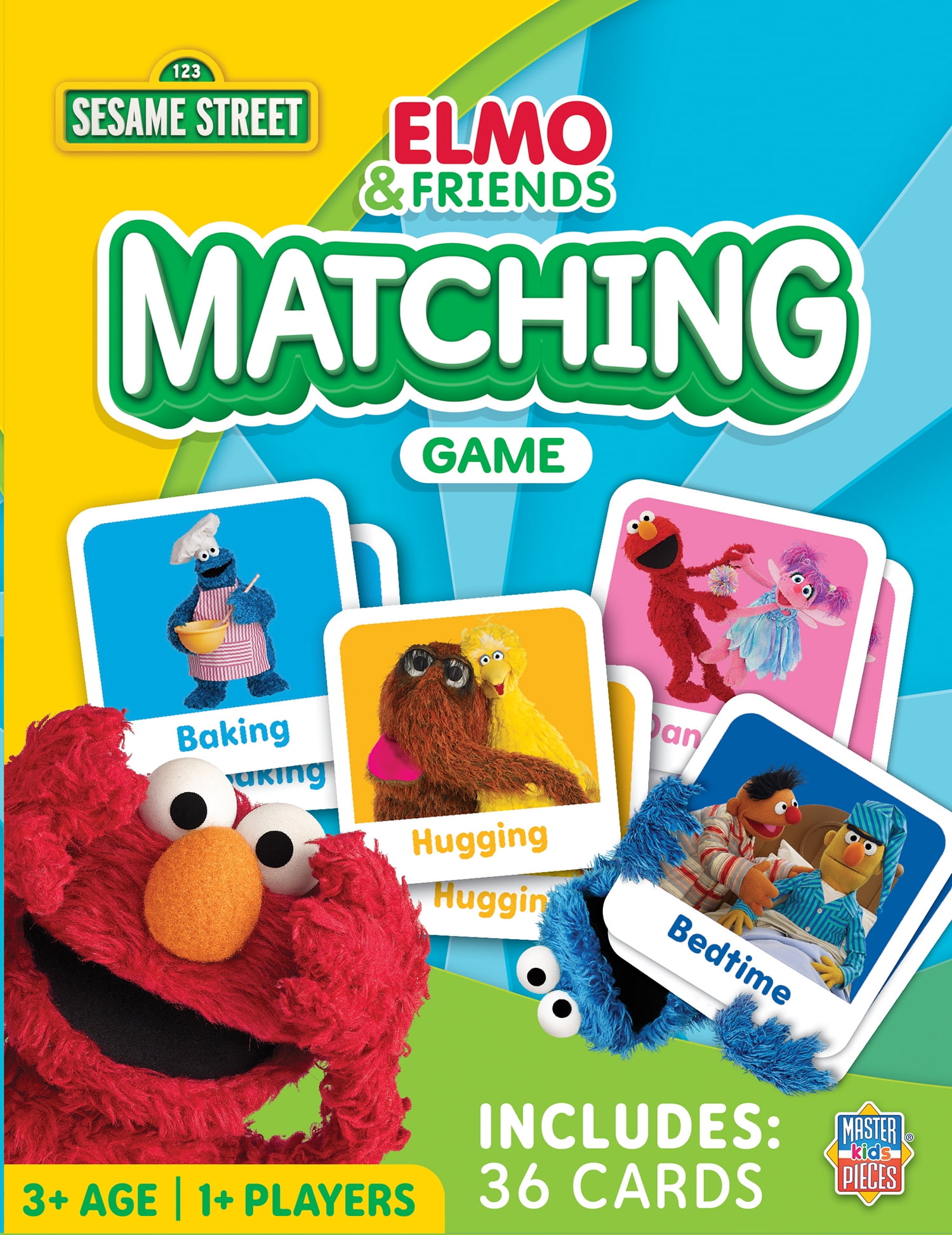 MasterPieces Kids Games - Sesame Street Matching Game with Cookie ...