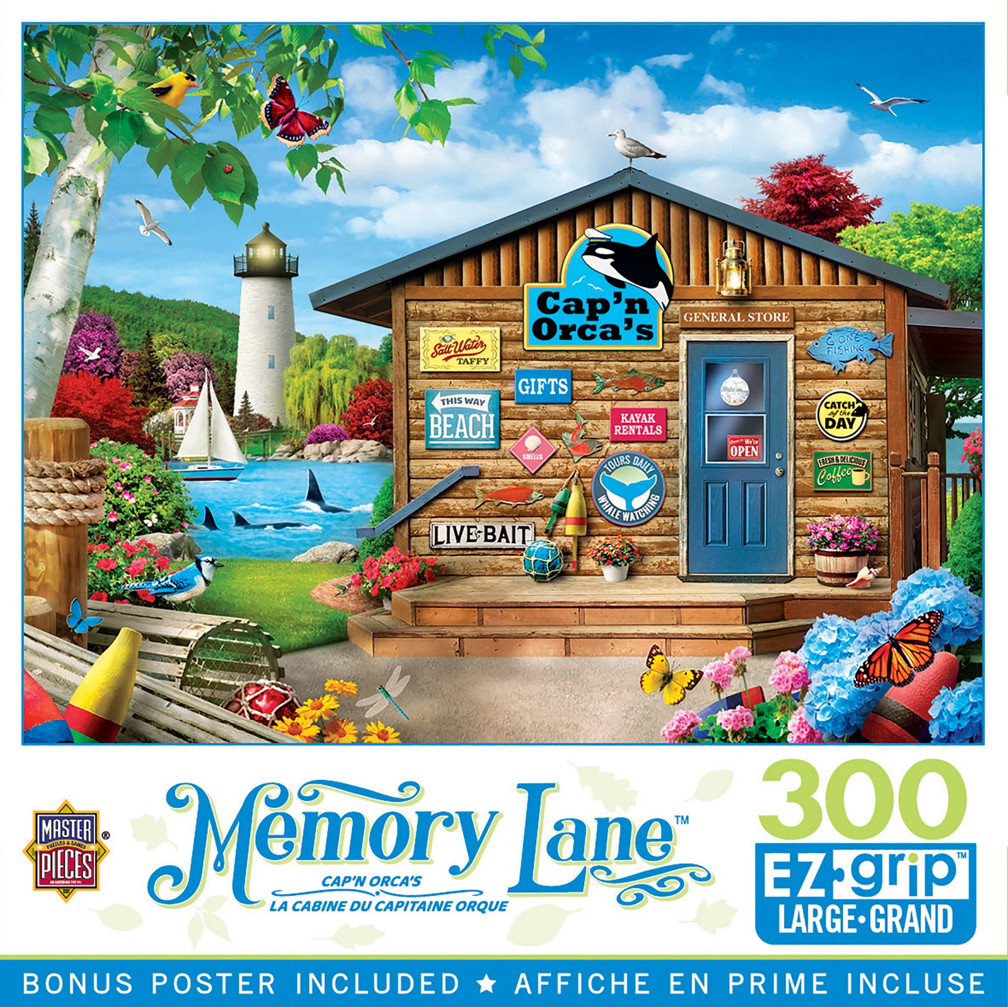 MasterPieces Memory Lane Cap'n Orca's 300 Piece EZ Grip Jigsaw Puzzle ...