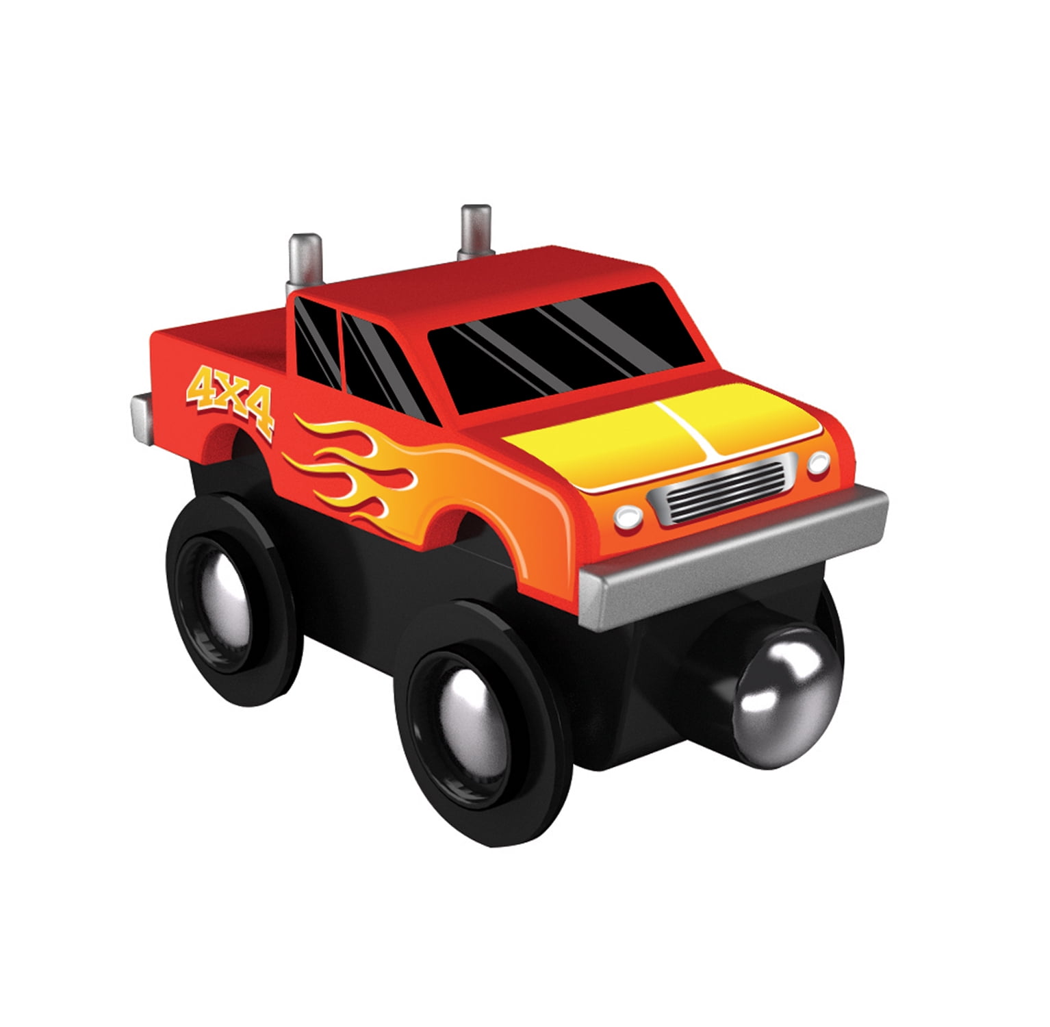 MasterPieces Monster Truck Wooden Toy Train Engine For Kids - Walmart.com