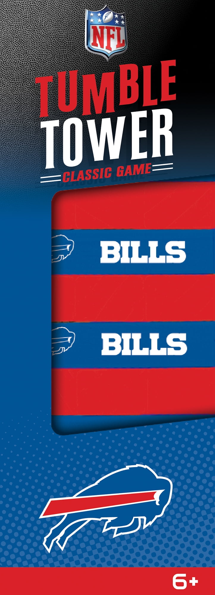MasterPieces Real Wood Block Tumble Towers - NFL Buffalo Bills ...