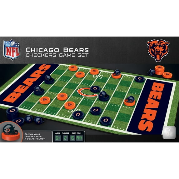 MasterPieces - NFL Checkers, Officially Licensed Chicago Bears Football ...