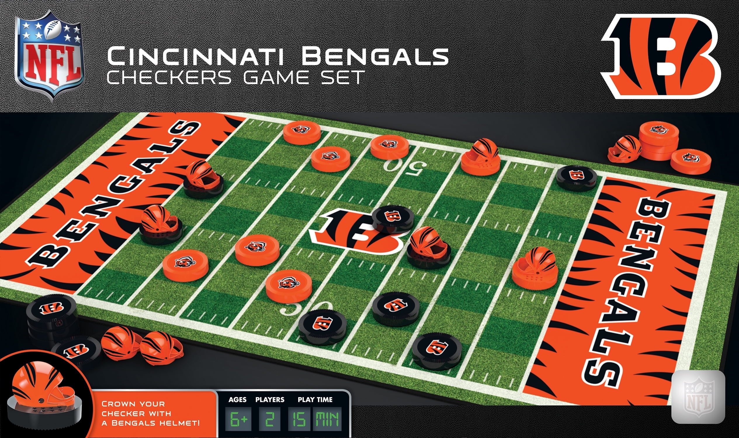 MasterPieces - NFL Checkers, Officially Licensed Cincinnati Bengals ...