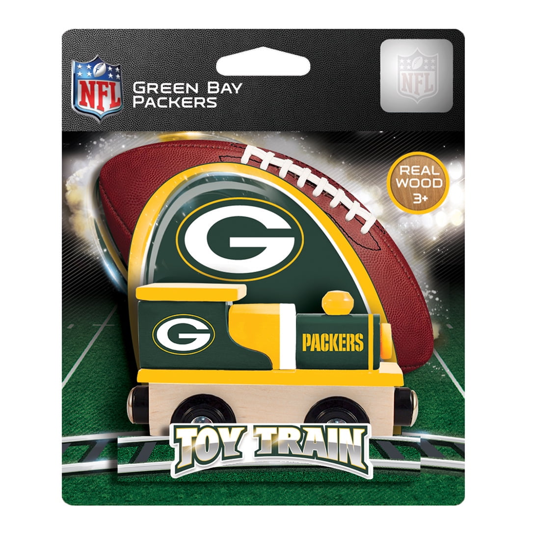 MasterPieces Officially Licensed NFL Green Bay Packers Wooden Toy Train ...