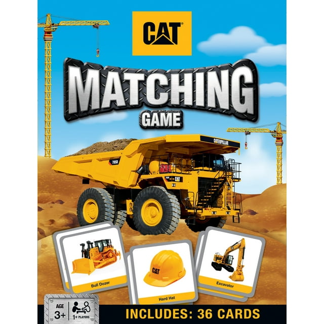 MasterPieces Officially Licensed CAT Matching Game for Kids and ...