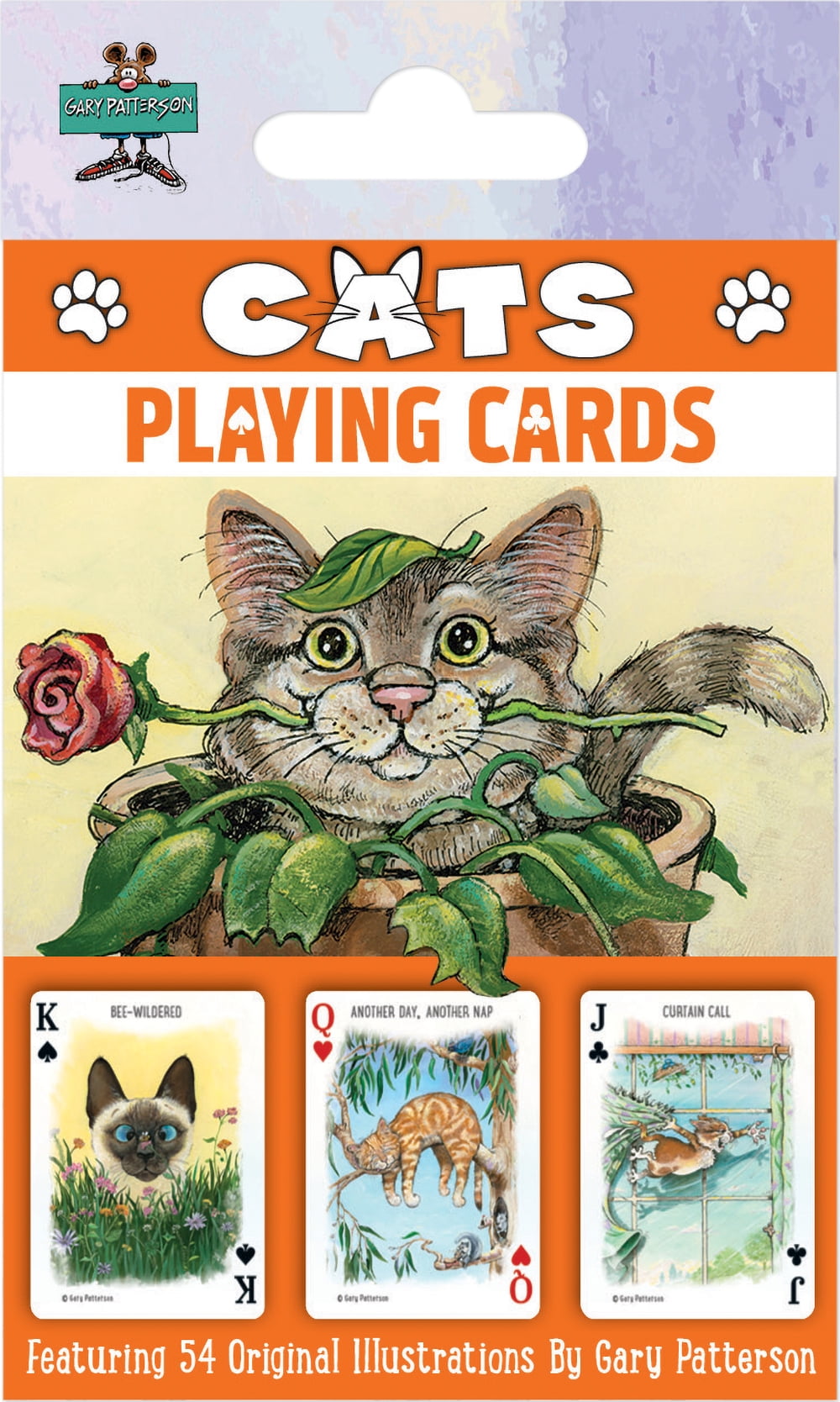 MasterPieces Cats Playing Cards - 54 Card Deck for Adults with ...