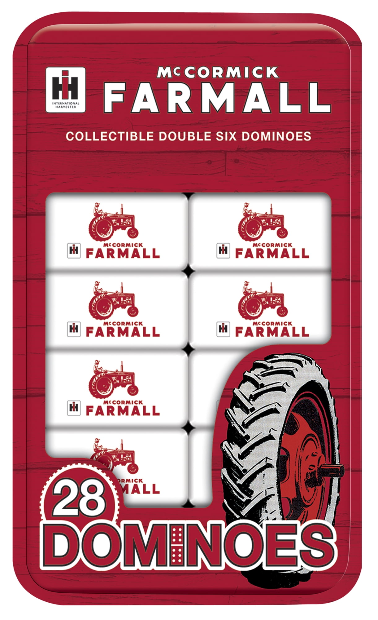 MasterPieces Officially Licensed Farmall 28 piece Picture Dominoes for ...