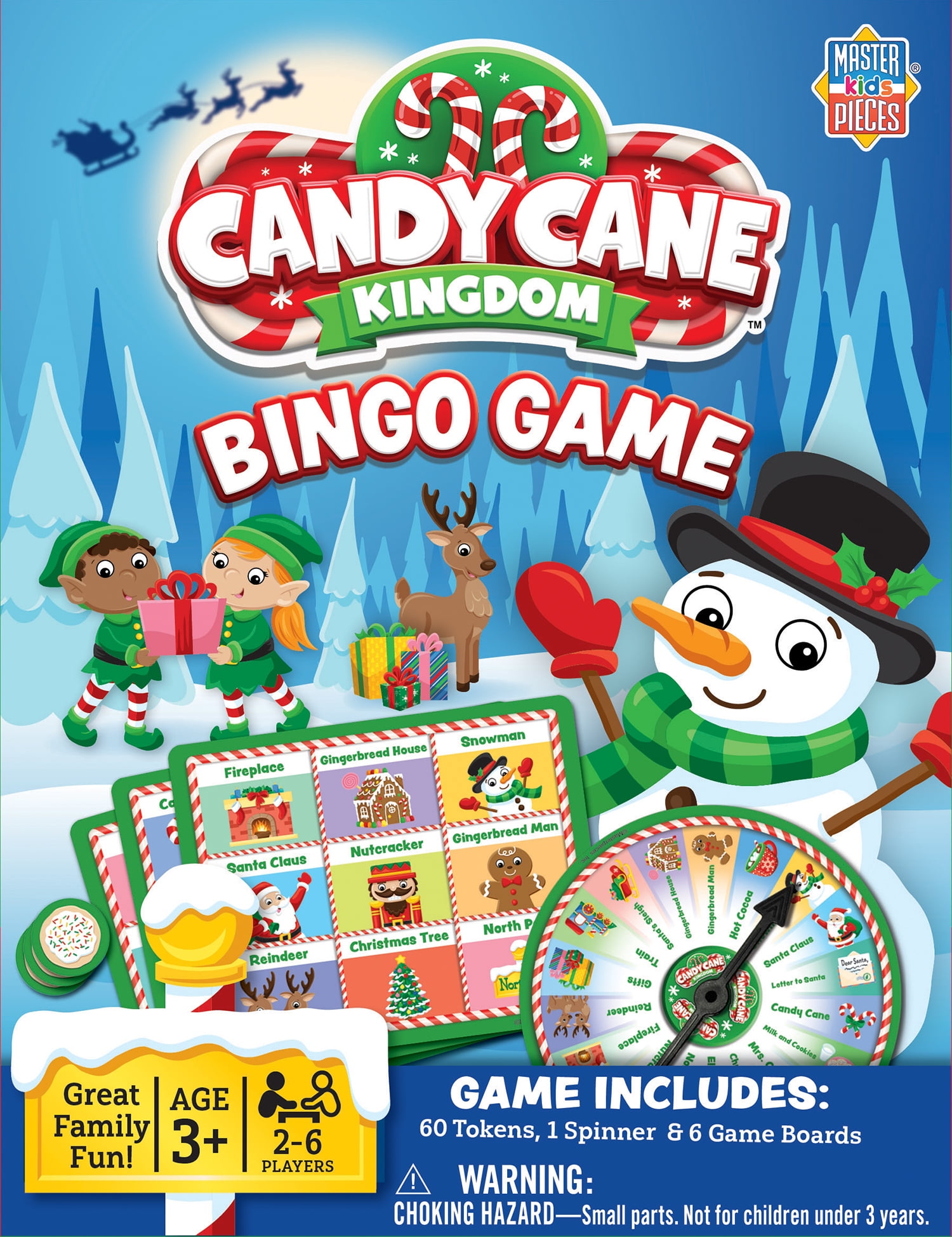 MasterPieces Officially Licensed Games - Candy Cane Kingdom Christmas ...