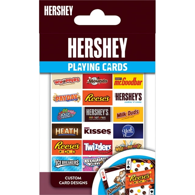 MasterPieces Officially Licensed Hershey Playing Cards - 54 Card Deck ...