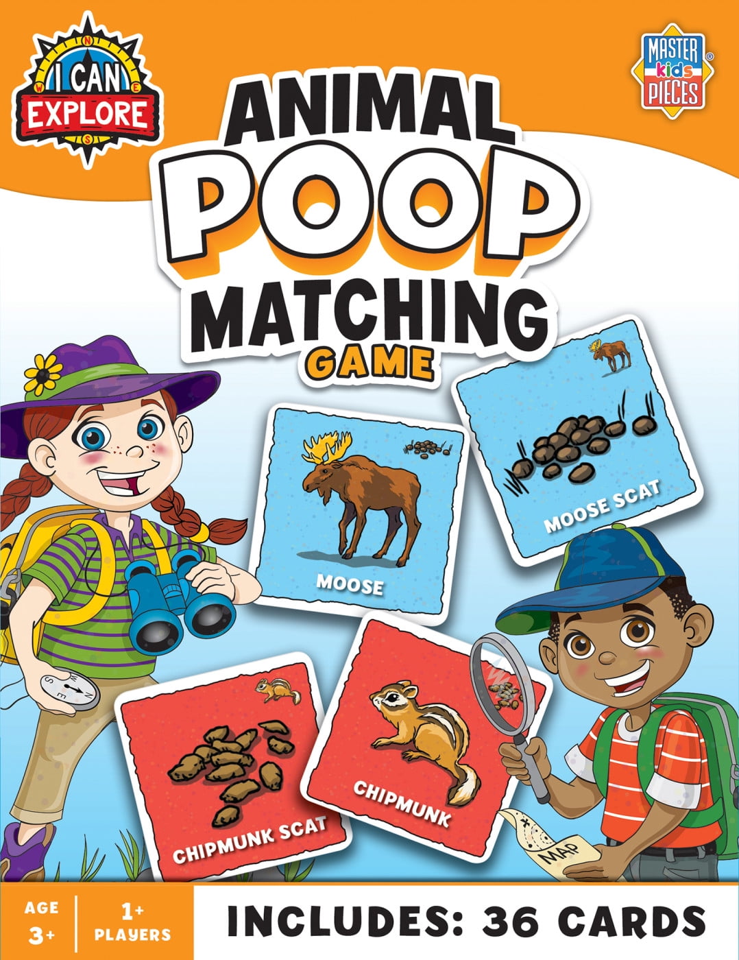 MasterPieces Officially Licensed I Can Explore - Animal Poop Matching ...