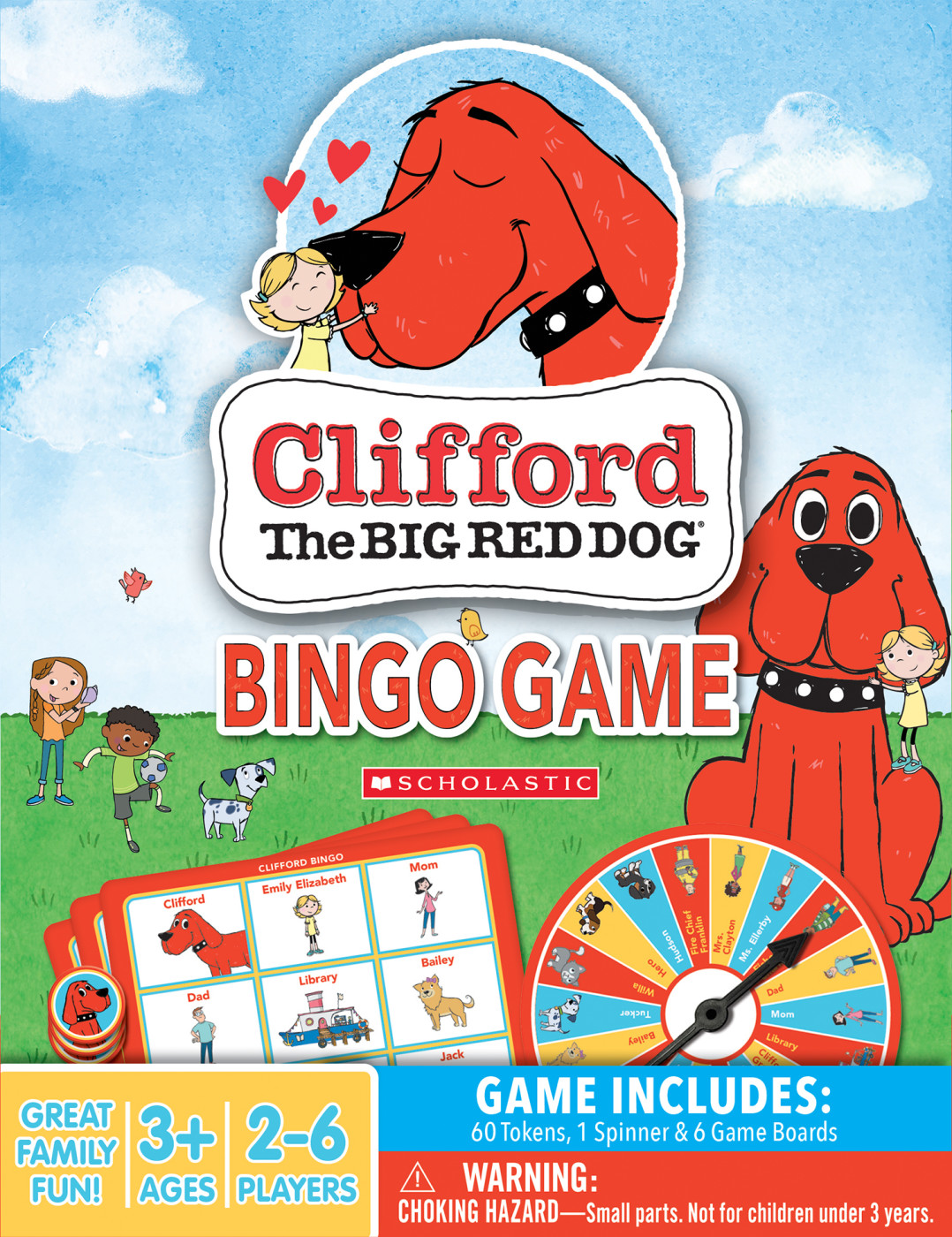 MasterPieces Officially Licensed Kids Games - Clifford - Bingo Game ...