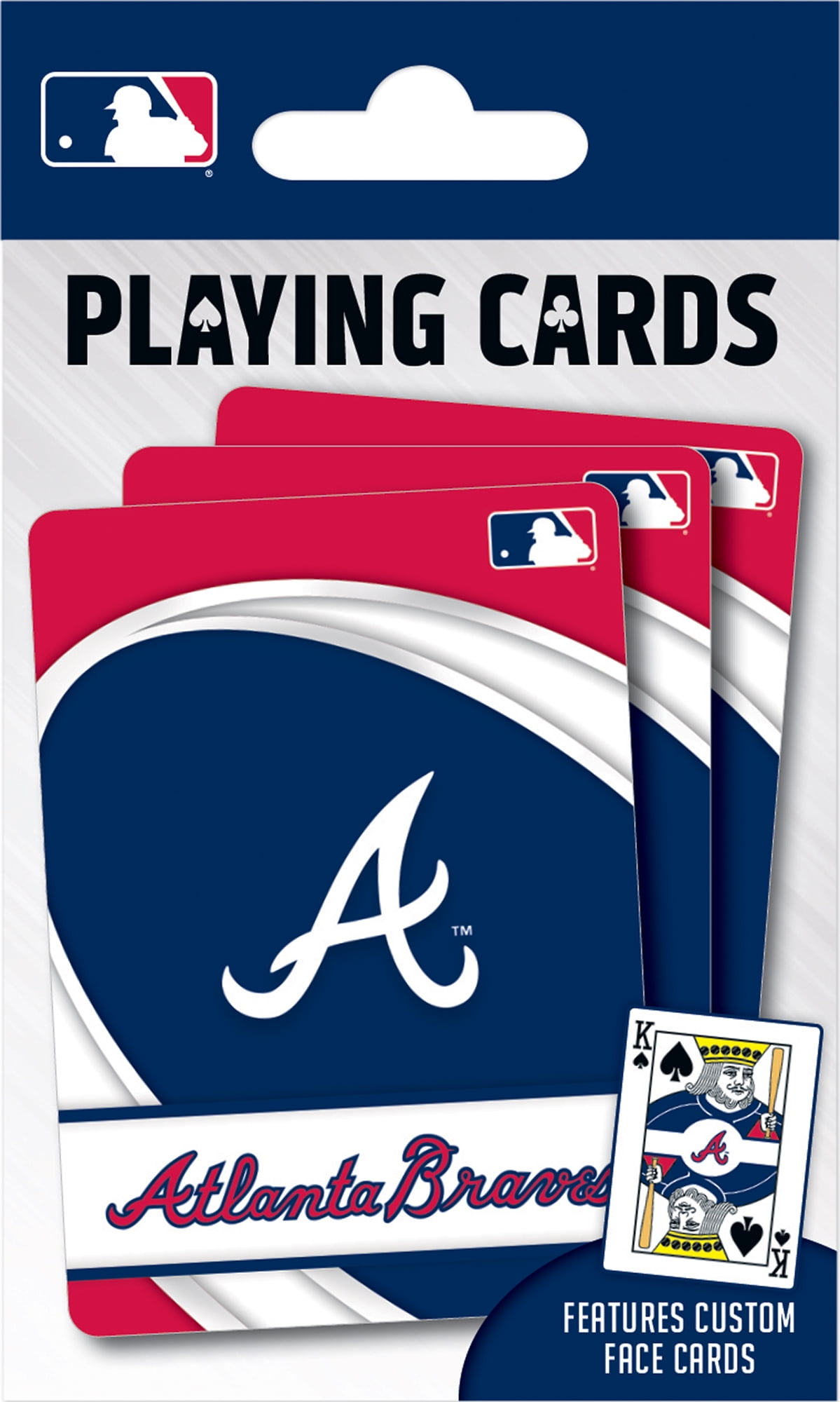 MasterPieces Officially Licensed MLB Atlanta Braves Playing Cards - 54 ...