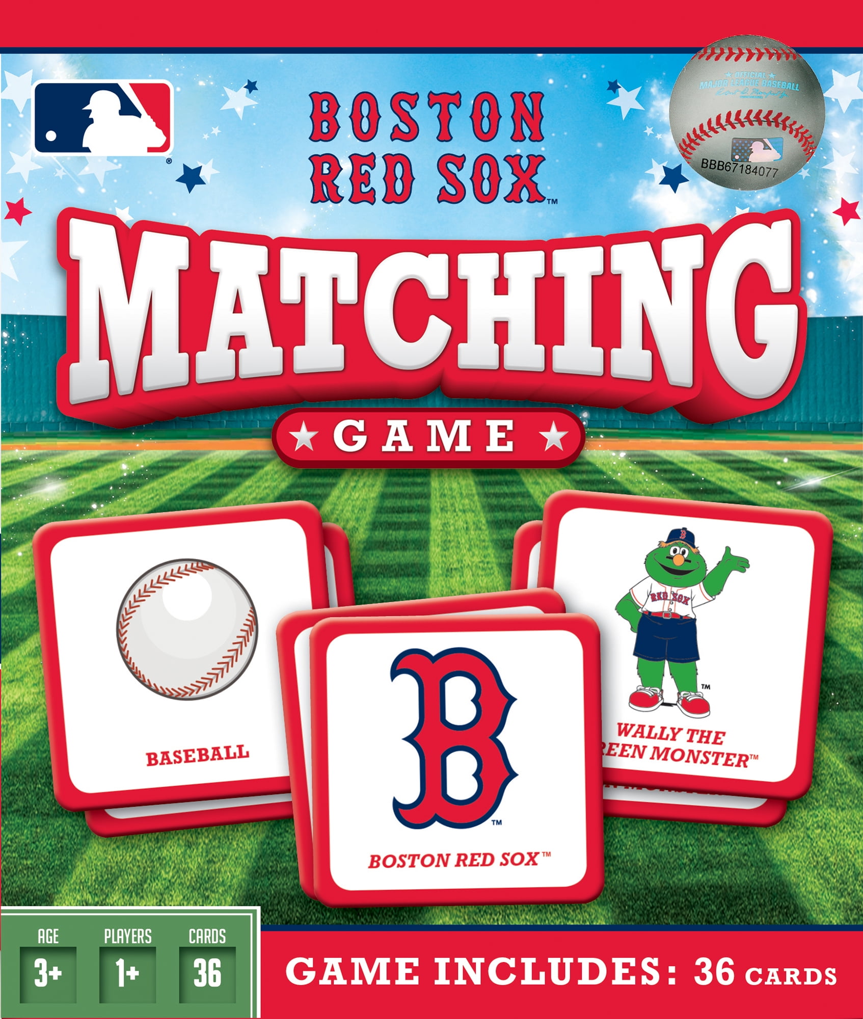 MasterPieces Officially Licensed MLB Boston Red Sox Matching Game for ...
