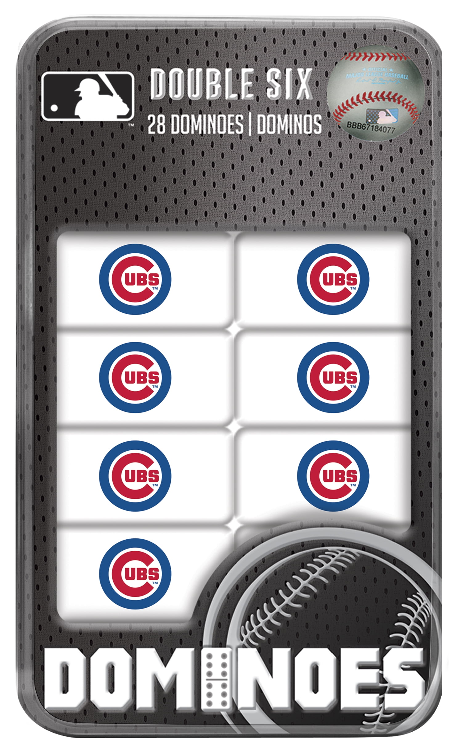 MasterPieces Officially Licensed MLB Chicago Cubs 28 Piece Dominoes ...