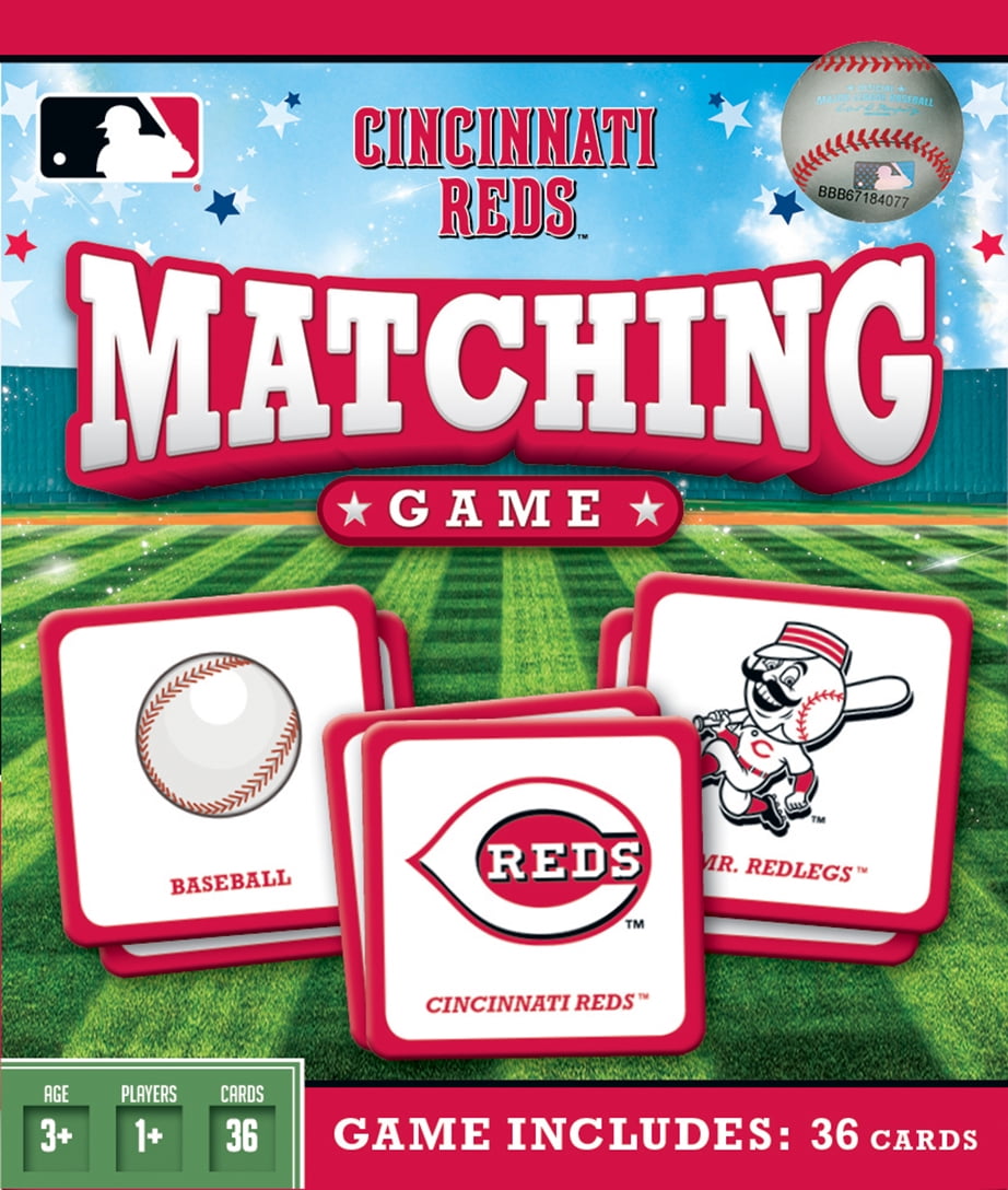MasterPieces Officially Licensed MLB Cincinnati Reds Matching Game for ...
