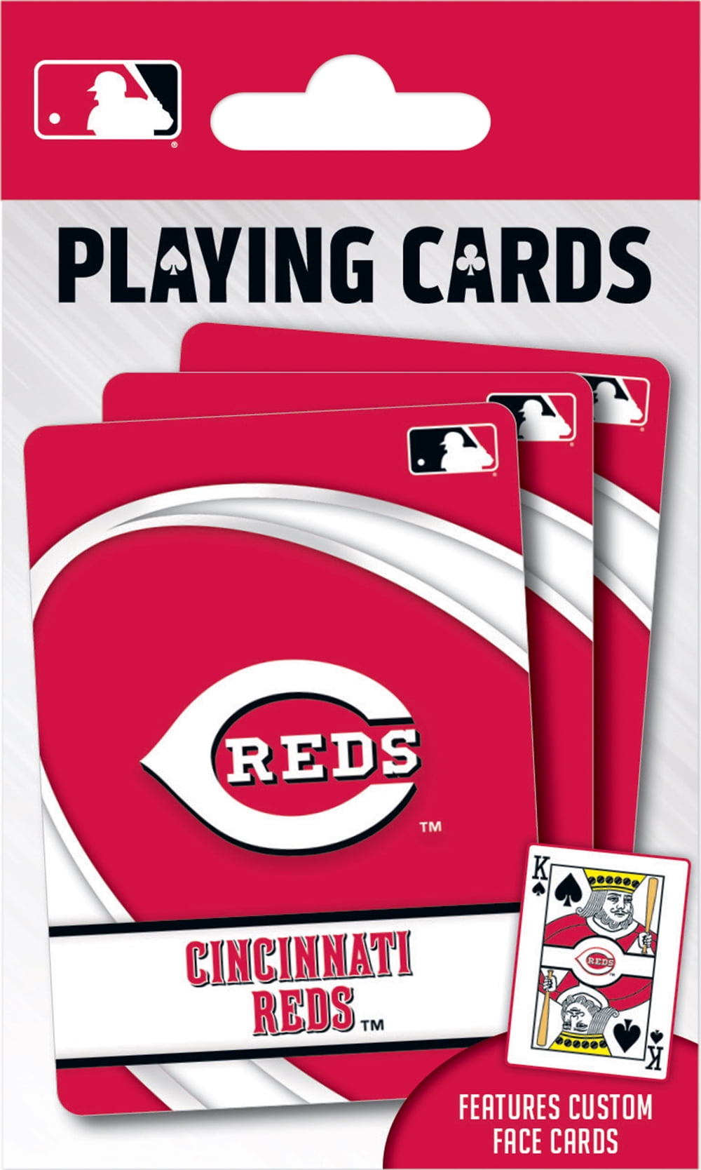 MasterPieces Officially Licensed MLB Cincinnati Reds Playing Cards - 54 ...