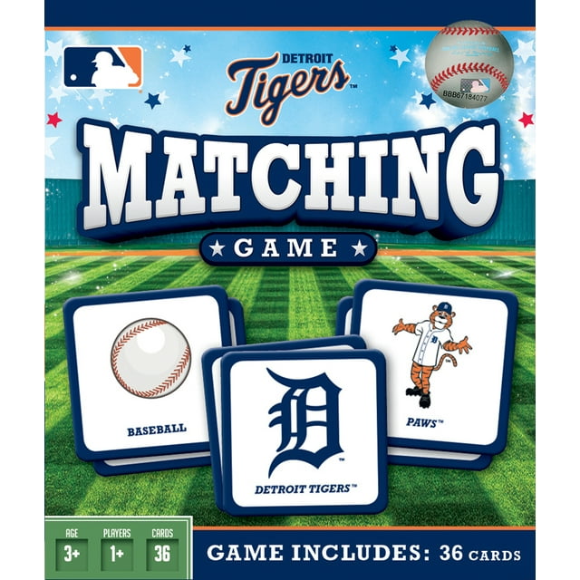 MasterPieces Officially Licensed MLB Detroit Tigers Matching Game for ...