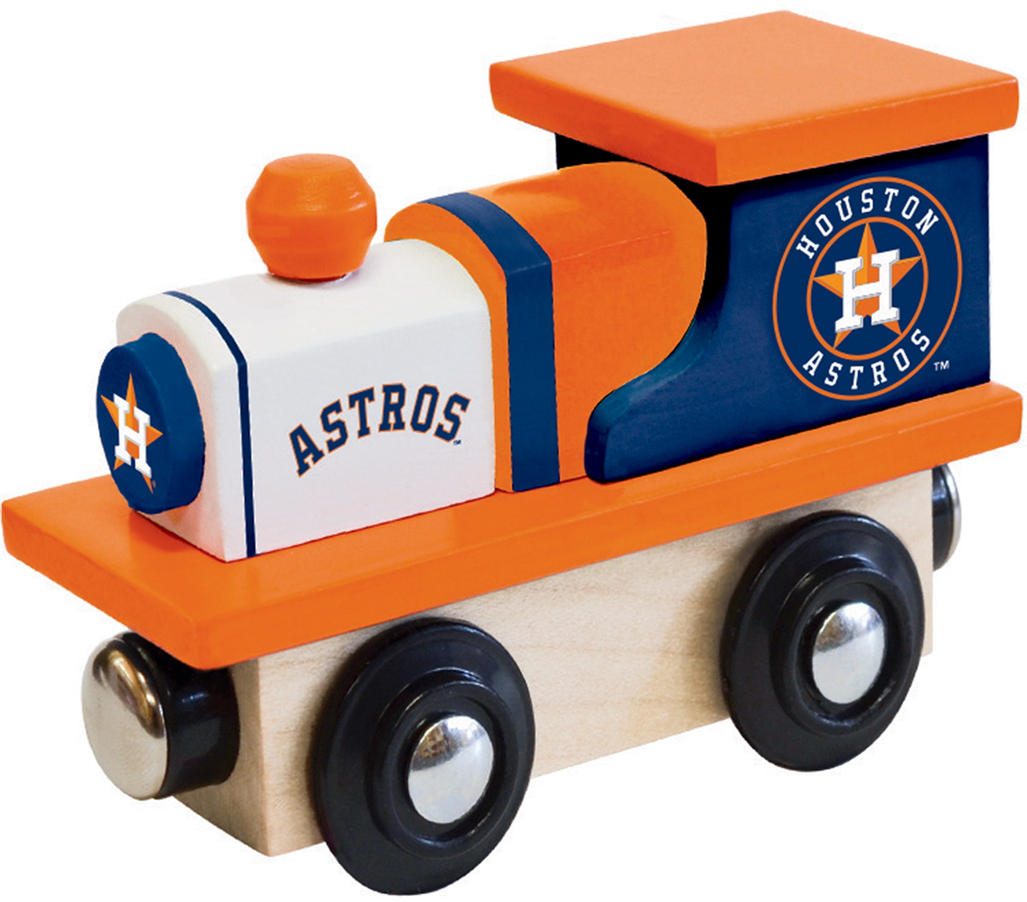MasterPieces MLB Houston Astros Team Wooden Toy Train Engine for Kids ...